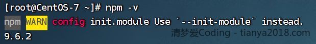 npm报错：npm WARN config init.module Use `--init-module` instead. - Linux - 清梦爱Coding